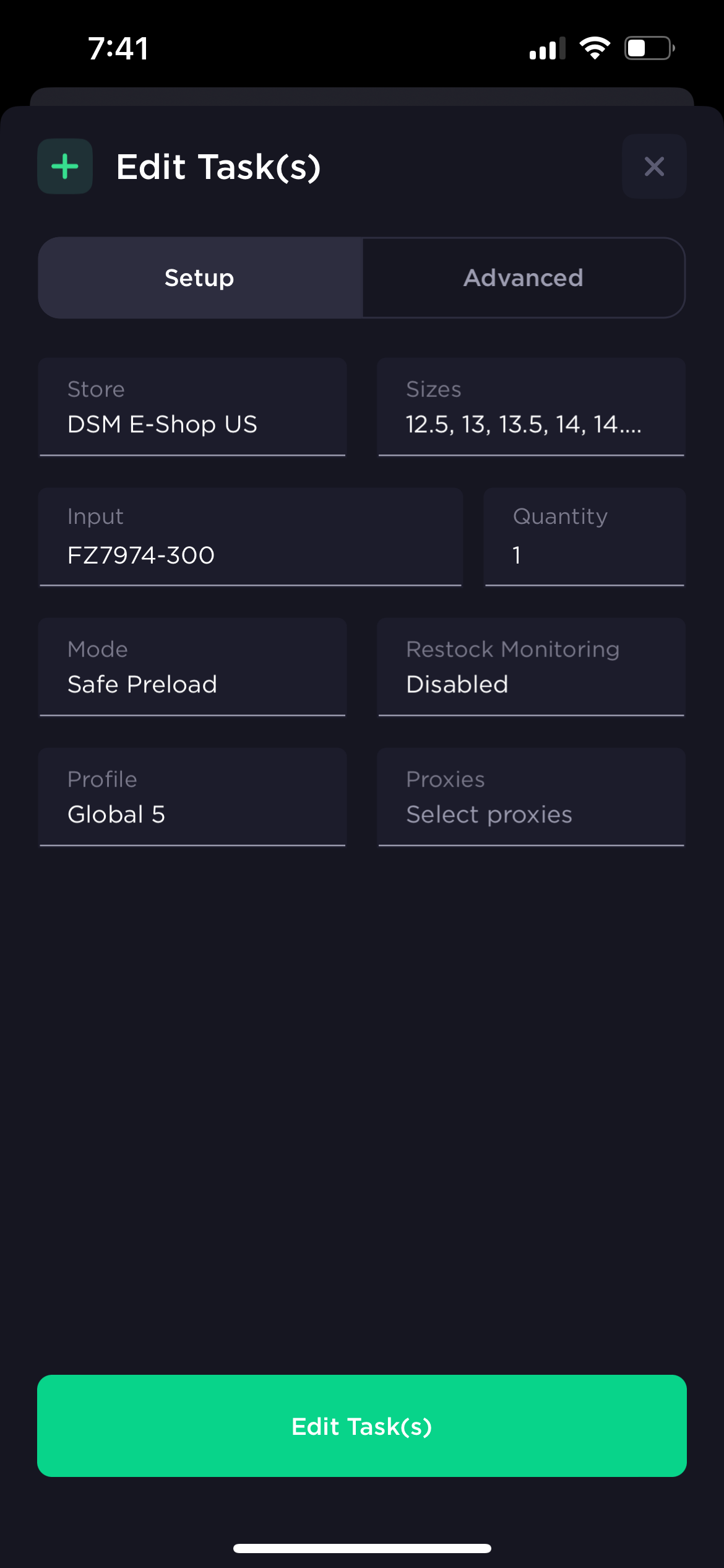 Tasks - Instance Management – Cybersole